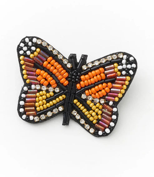 Bala Mani Beaded Butterfly Brooch Pin – sbnature Store