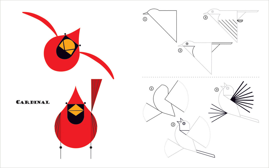 Charley Harper's Sketchbook: How to Draw 28 Birds in Harper's Style ...