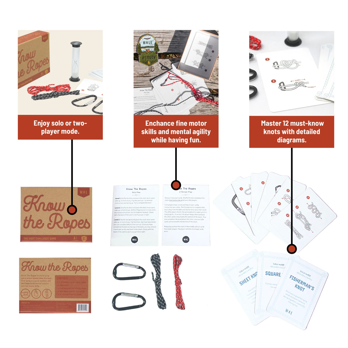 "Know the Ropes" Knot Challenge Game – sbnature Store
