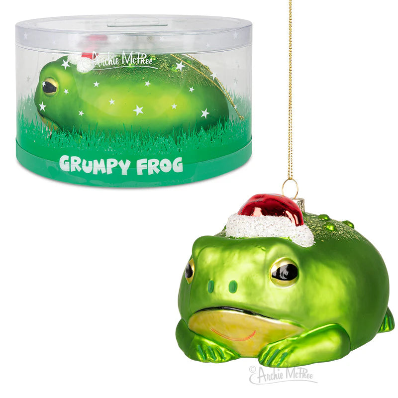 Grumpy Frog Ornament – sbnature Store