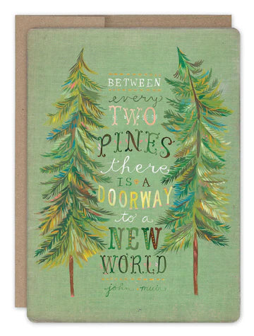 Between Two Pines Card – sbnature Store