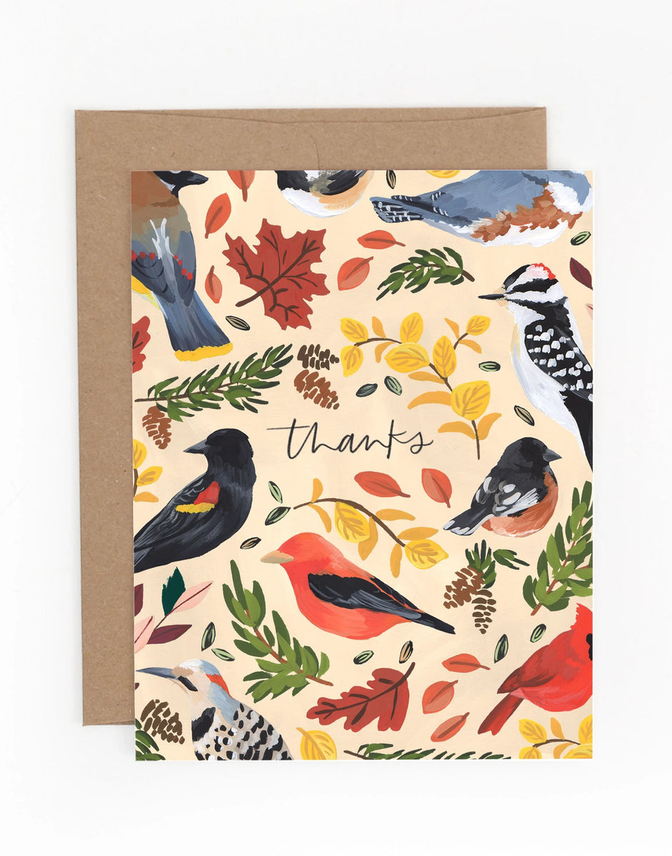 Bird Thank You Card – sbnature Store
