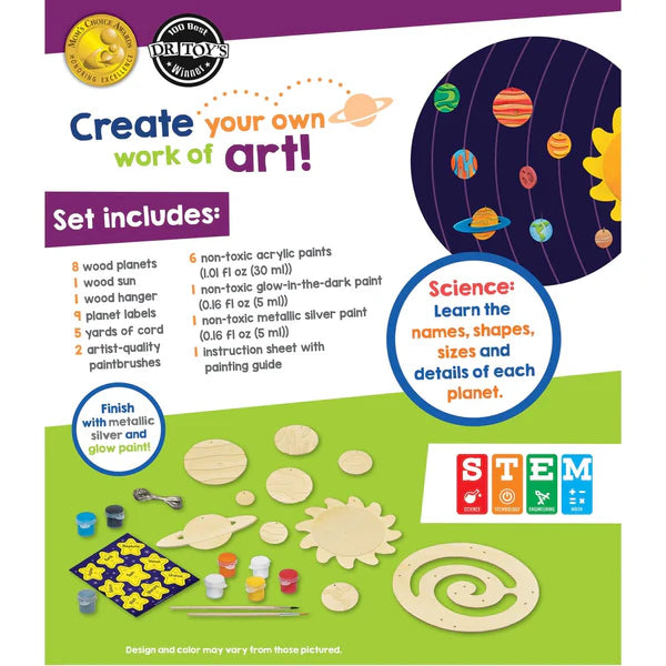 Paint Your Own Solar System Mobile – sbnature Store
